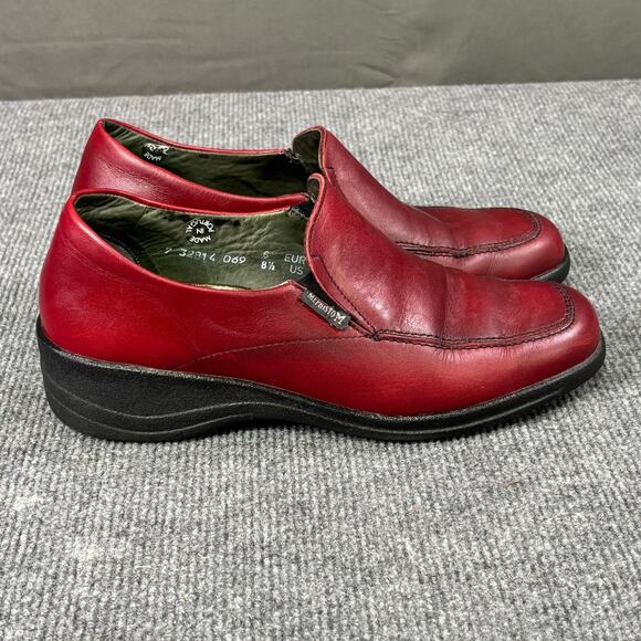 Mephisto | Shoes | Mephisto Loafers Women 85 Low Wedge Leather Shoes ...